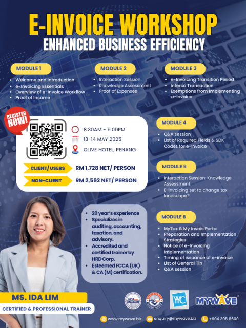 E-INVOICE WORKSHOP: ENHANCED BUSINESS EFFICIENCY! - MYWave
