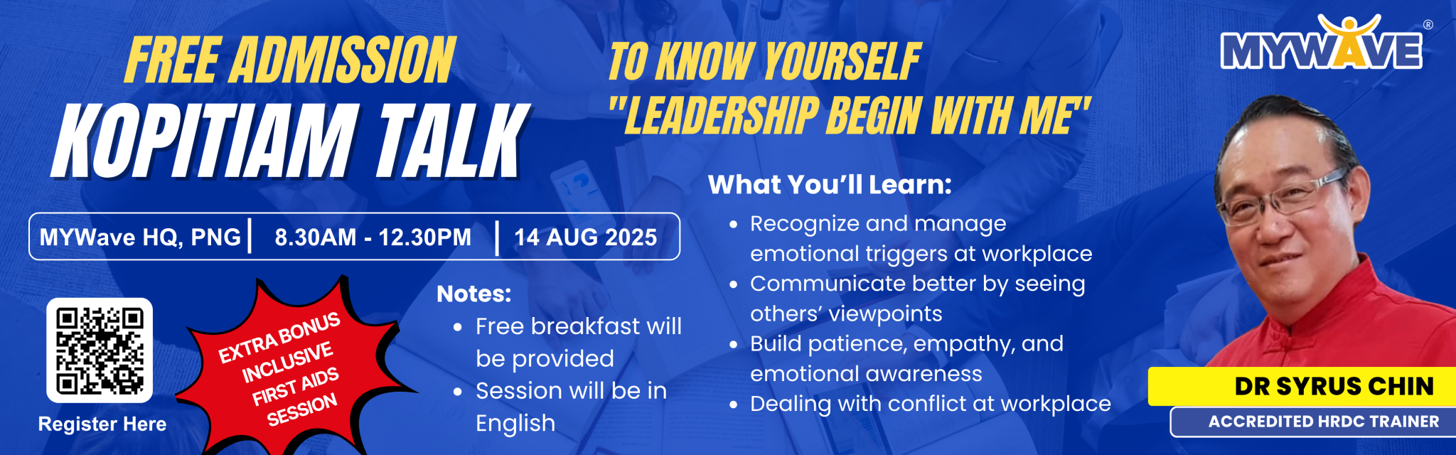 Kopitiam Talk: Leadership Begins with Self-Awareness—Join Us for a Free ...